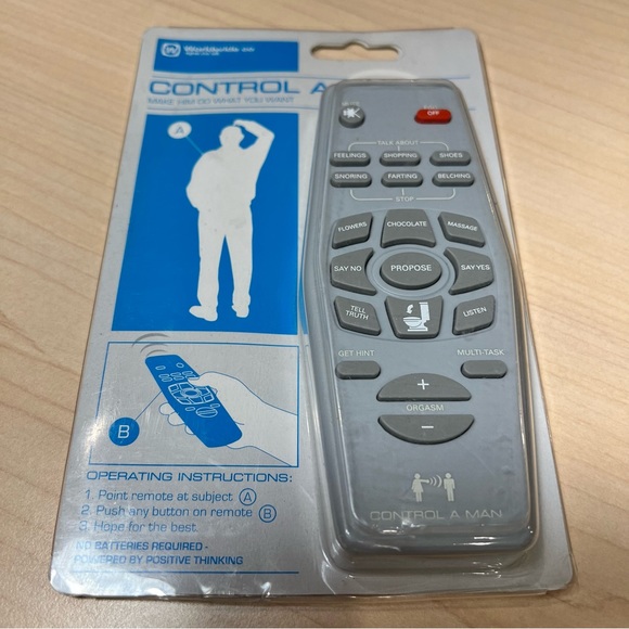 Other | Nwt Control A Man Remote Controller Batchelorette Gag Gift ...